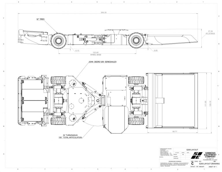 S260 LAYOUT DRAWING (3) - Simmons Equipment Co